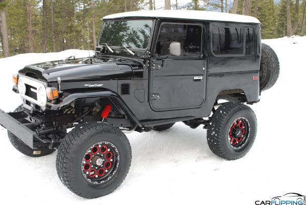1978 Toyota FJ40 Black Show Custom | Carflipping.com | Featuring the ...